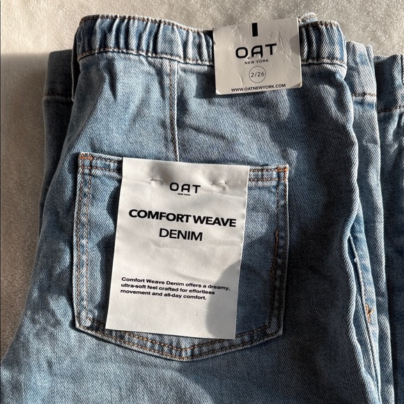 Oat New York | Jeans | Oat New York Comfort Weave Denim Light Blue ...